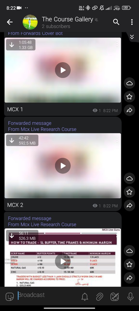 3-30 Formula MCX Live Research - The Course Mania